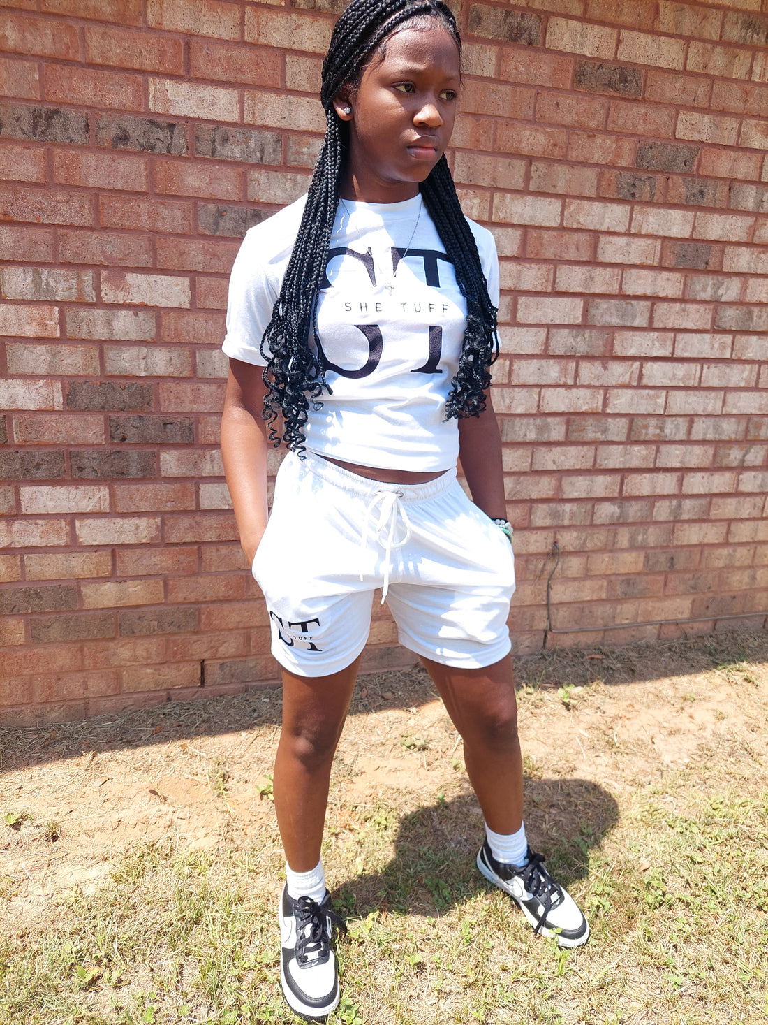 WHITE SHE TUFF SUITS – SHE AND HE TUFF CLOTHING